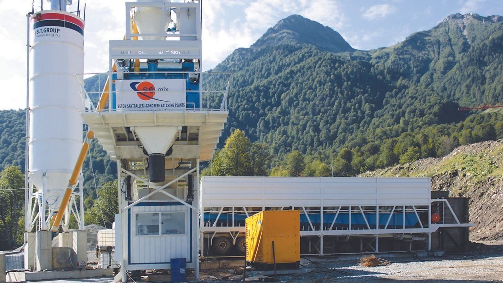 Semix | Mobile 120 Concrete Batching Plant Installed in Sochi for Olympics