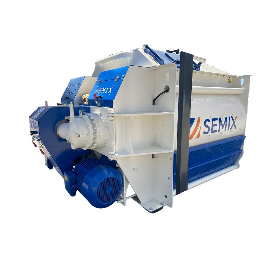 Semix | 1.0 m³ Twin Shaft Concrete Mixer