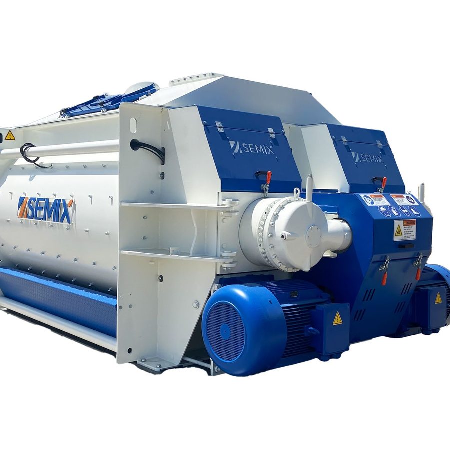 Semix | 4.0 m³ Twin Shaft Concrete Mixer