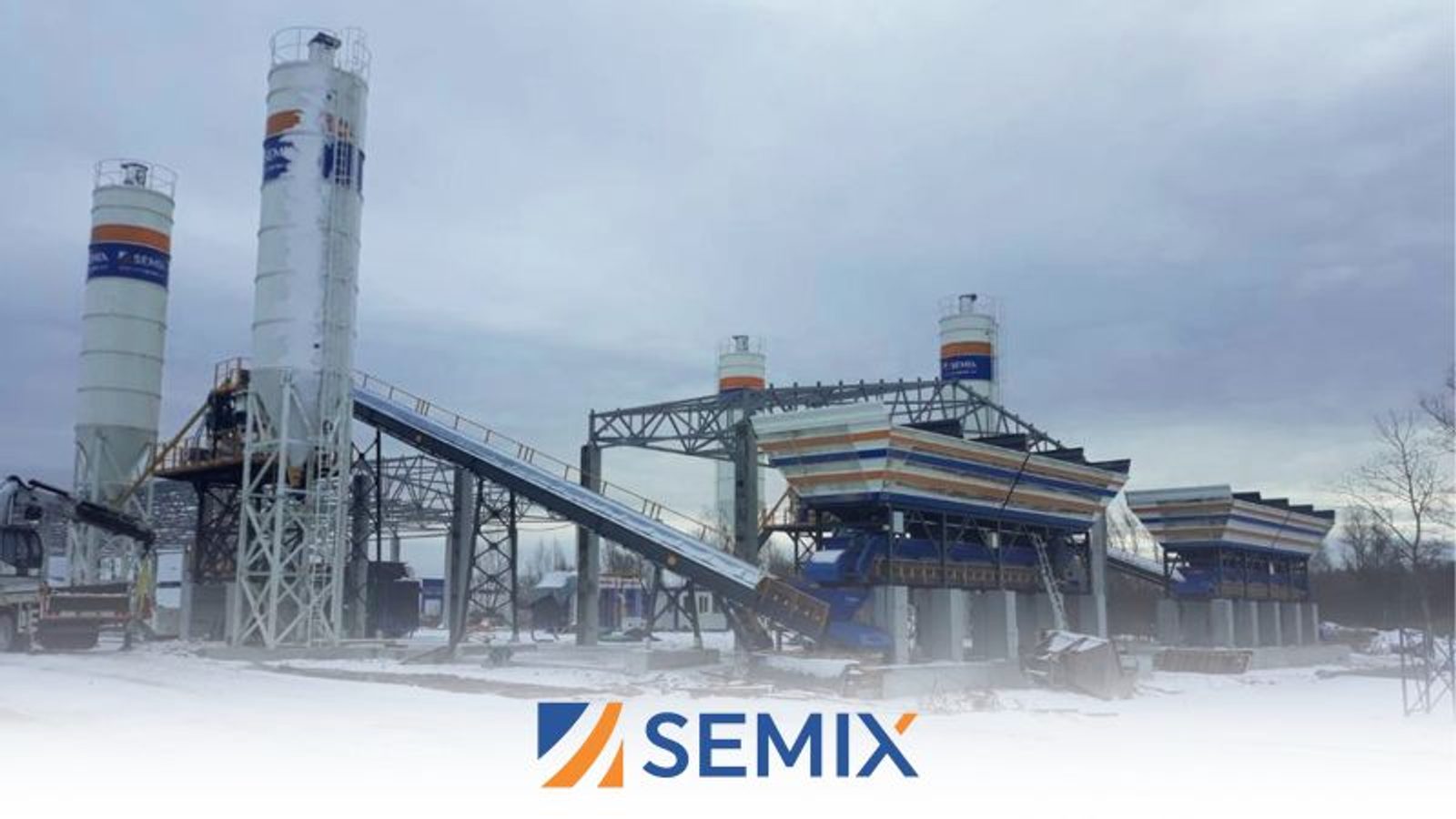 Semix | Our Concrete Batching Plant located in Ukraine